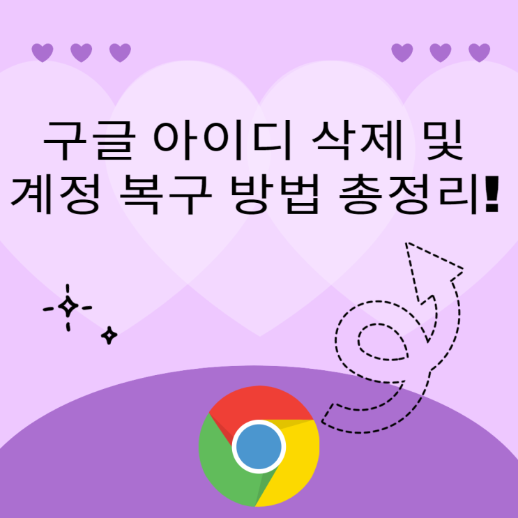 구글 아이디 삭제 및 계정 복구 방법 총정리! : 네이버 블로그