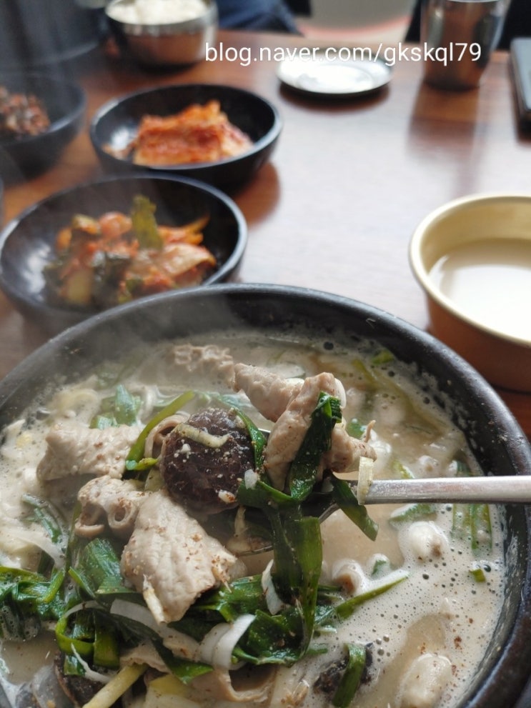 익산 마동 맛집 진사골돼지국밥 : 네이버 블로그