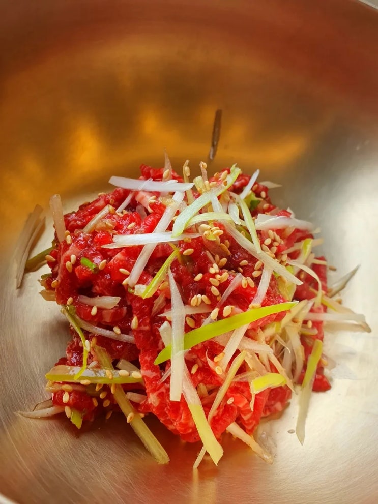 성서 육회 비빔밥 맛집신성한우식육식당 네이버 블로그