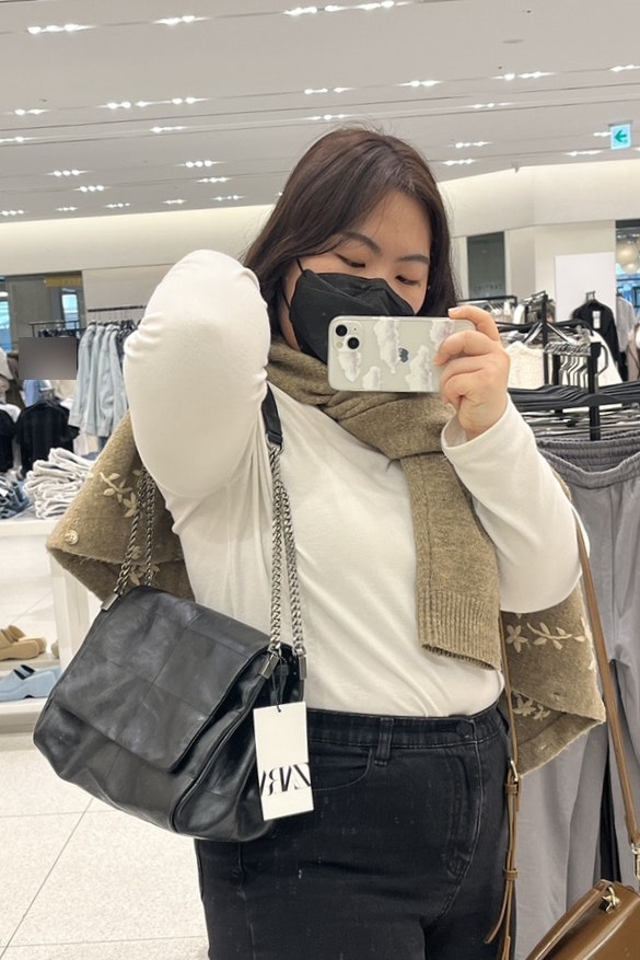 Zara 가방 맛집 자라 내가 보려고 쓰는 쇼핑 리스트 락 플랩 숄더백 잇지 유나 가방 플랩 미니 시티백 데님