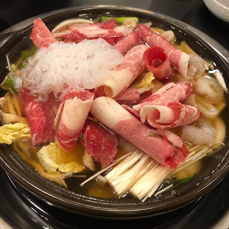 제주도 고기집 맛집 차돌샤브전골 돌배기집 제주외도점 네이버 블로그