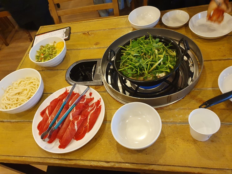 일산 등촌칼국수 본점 샤브샤브 맛집 원조 볶음밥 비교 : 네이버 블로그