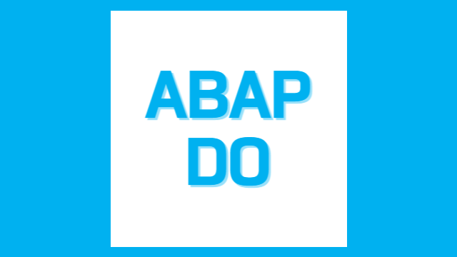 [ABAP] DO - 반복문, 원하는 횟수만큼 LOOP(VARYING) : 네이버 블로그
