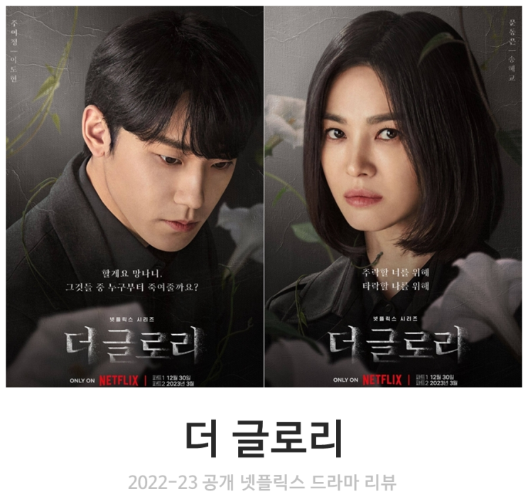 더 글로리 리뷰 후기 정보 실제로도 이랬음 싶었던 확실한 복수극 넷플릭스 한국 드라마 추천 네이버 블로그