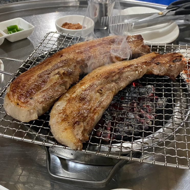 참나무 장작불 초벌 대구 3대 삼겹살 맛집 기찻길삼겹살 네이버 블로그