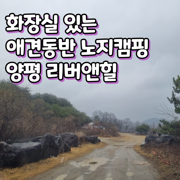 경기도 양평 캠핑장 노지캠핑 리버앤힐 차박 당일치기 여행 애견동반 가볼만한곳 추천 네이버 블로그