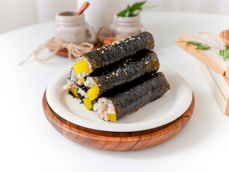 꼬마김밥 집김밥 레시피 점심도시락 만들기 간단김밥 참치마요김밥 맛있게싸는법 네이버 블로그