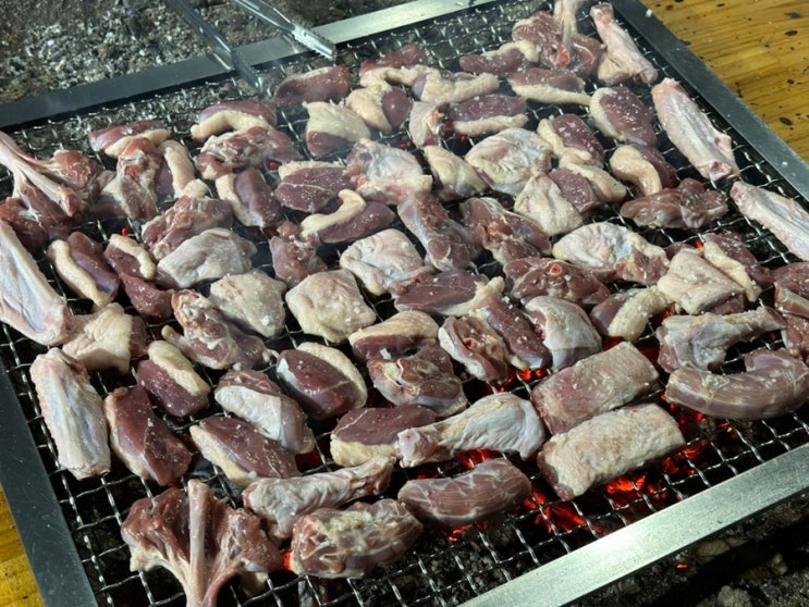 양주 야외에서 즐기는 오리고기 벽초지수목원 맛집! 양주민속촌오리 : 네이버 블로그