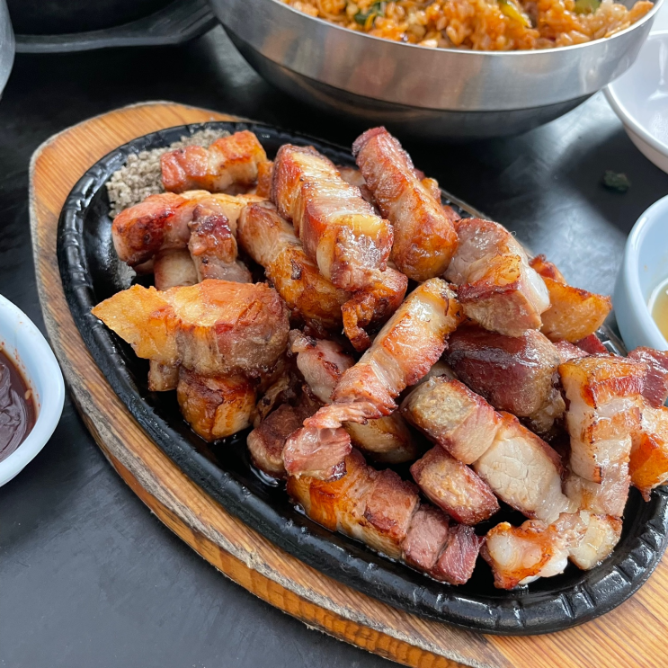 수원 광교산 맛집 광교헌농원 돼지바베큐 감자전 보리밥 냉묵밥 네이버 블로그