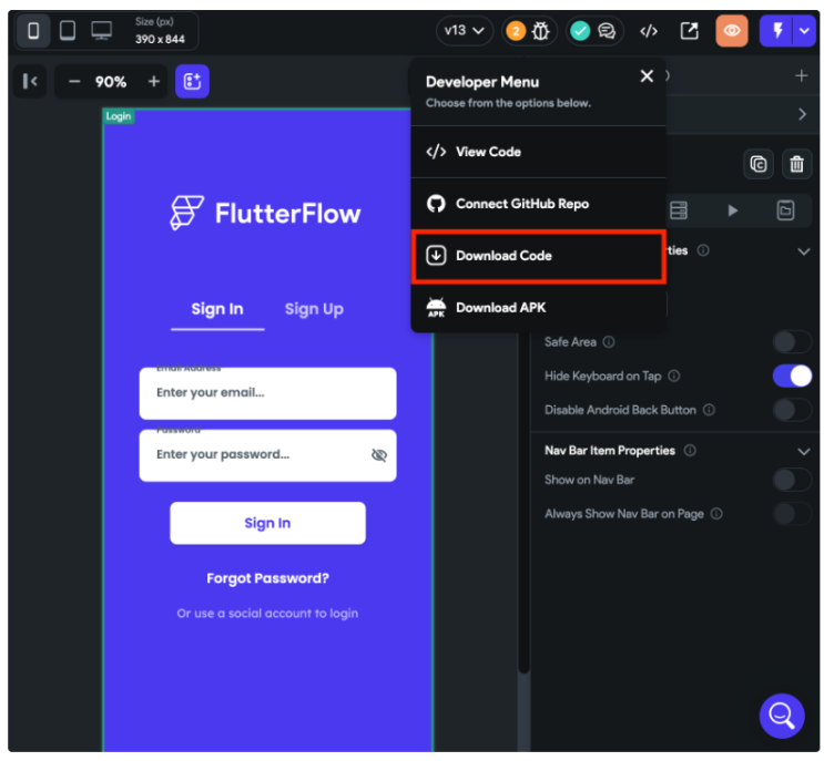 [ 코드없이 개발하기 FlutterFlow ] 203#.앱 테스트(모바일) : 네이버 블로그