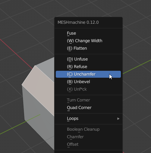 Blender MESHmachine 메뉴 설명 05. : 네이버 블로그