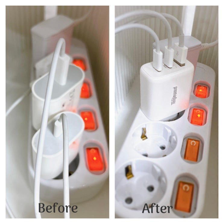 아이패드 아이폰 한 번에 고속충전기 탱글우드 멀티어댑터 : 네이버 블로그