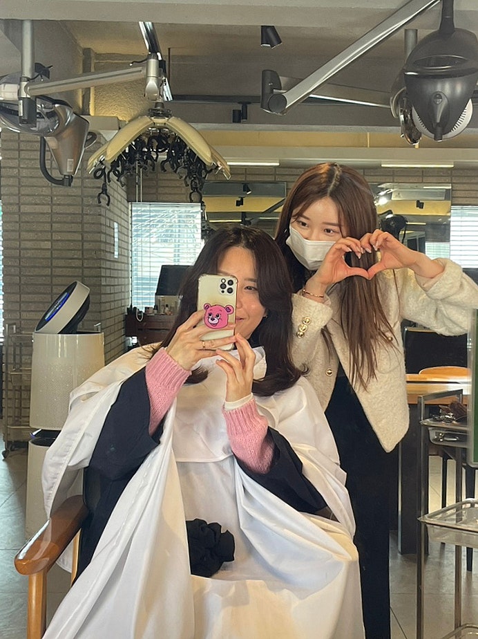 준오헤어 압구정역블랙점 이서 디자이너 압구정 미용실 여자 레이어드컷 ♥ 네이버 블로그