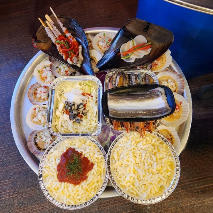 거제도 고현 포차 분위기 바다 가득한 거제 조개구이 네이버 블로그