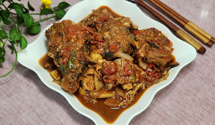 저녁뭐먹지오늘은 이것~ 동태찜 동태조림 동태요리 겨울음식 생선찜 양념이 기가 맥혀유 네이버 블로그