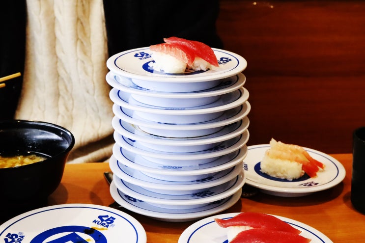 쿠라스시 하카타 나카스점 후쿠오카 회전초밥 맛집 하카타역 일본 여행 네이버 블로그