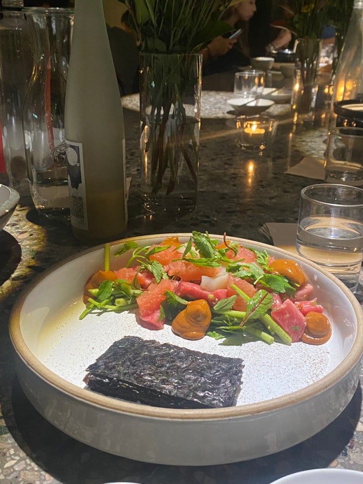 이태원맛집 한국술집 안씨막걸리”미쉐린가이드서울분위기좋은술집안주종류다양한술집주류맛집고급진분위기술집파티분위기술집