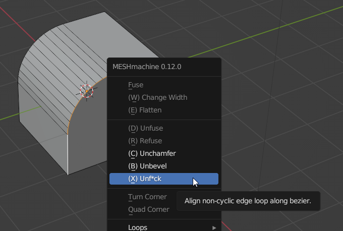 Blender MESHmachine 메뉴 설명 07. : 네이버 블로그