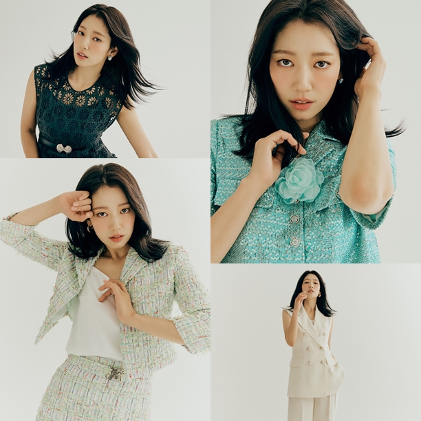 박신혜 화보 옷 모조에스핀 자켓 슬랙스 블라우스 스커트 팬츠 여자 셋업 트위드 원피스 결혼식 하객룩 출근룩 올여름패션 네이버 블로그