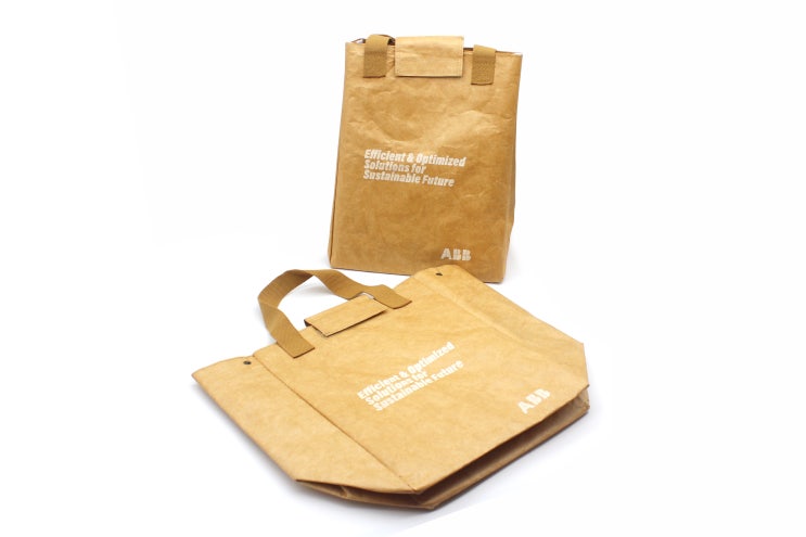 (친환경 굿즈제작) 타이벡 보냉백 제작사례 / 기업굿즈제작 / KC, KS인증업체 / KCL과 MOU체결 / 굿즈 개발,기획,제작 / 판촉물 개발 / by.에이블밤부(여성 ...