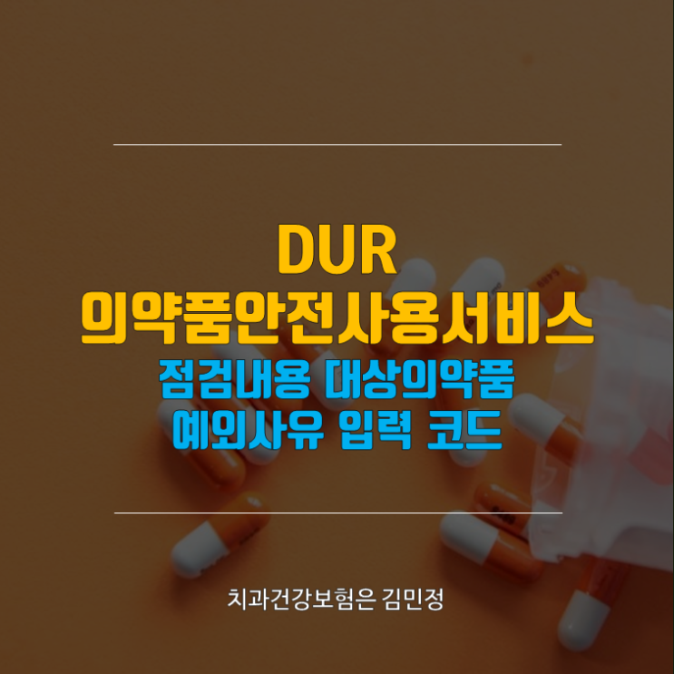 DUR 의약품안전사용서비스 : 네이버 블로그