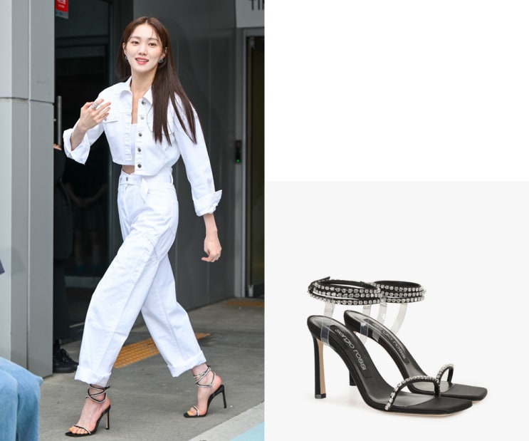 이성경 패션 명품 연예인 구두 세르지오 로시 스트랩 샌들힐 여자 봄 신발 네이버 블로그