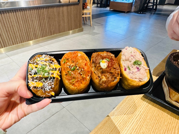 광주 신세계백화점 지하 식당 푸드코트 도제 유부초밥 네이버 블로그