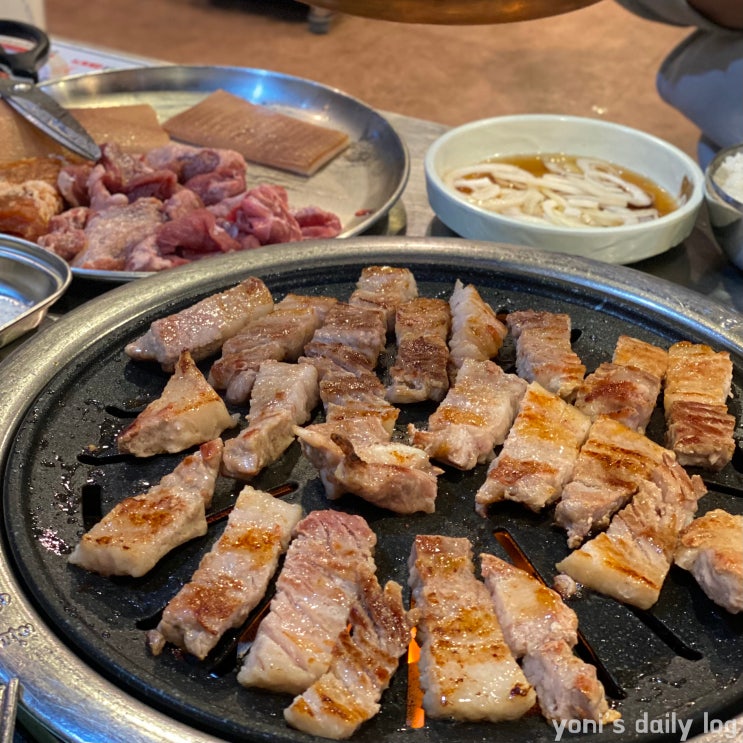 무한리필 신도림 고기집 숙성의미껍데기 삼겹살 맛집 네이버 블로그