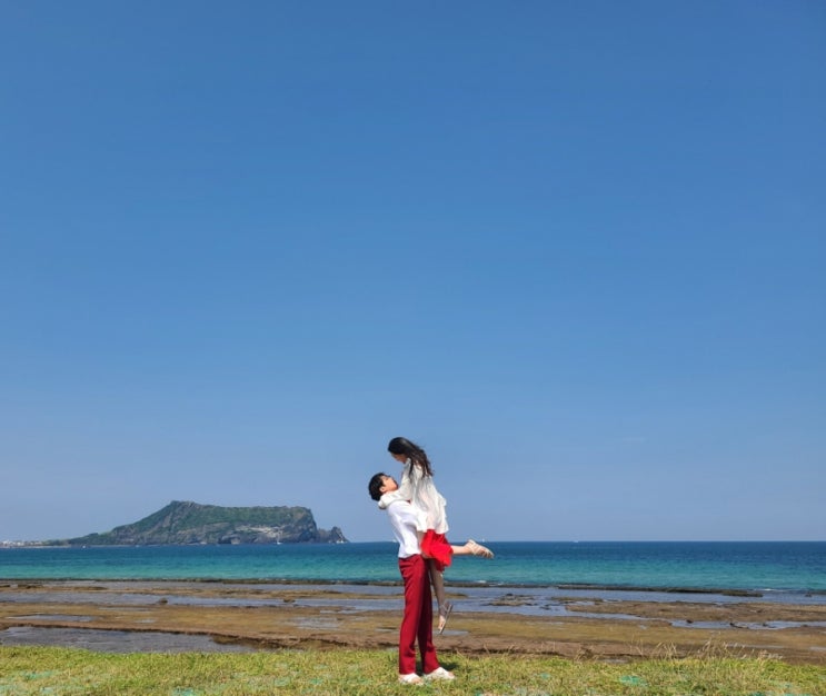 여름휴가 제주도 2박 3일 여행코스 2일차내돈내산제주도여행 꿀팁제주김만복셀프스냅사진 불특정식당쇠소깍산방산탄산온천