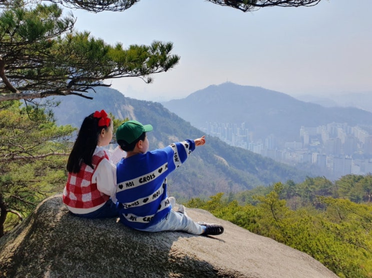 홍제 초등학생 어린이도 오르는 인왕산 등산 서울근교 등린이 등산 추천코스 네이버 블로그