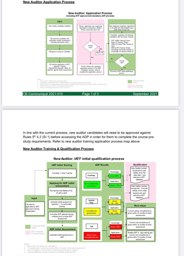 IATF new auditor qualification process : 네이버 블로그