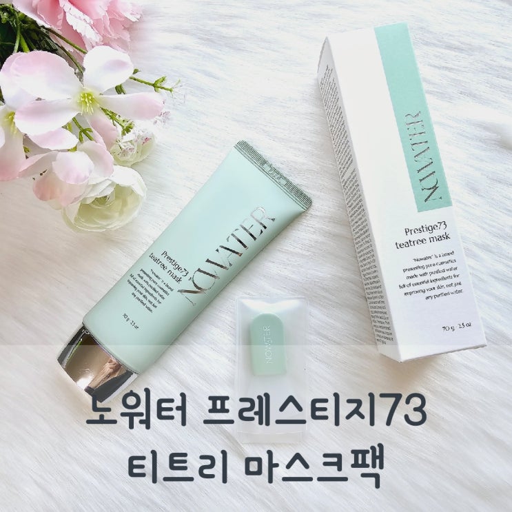 노워터 프레스티지73 티트리마스크팩 피부진정 모공팩 추천 네이버 블로그
