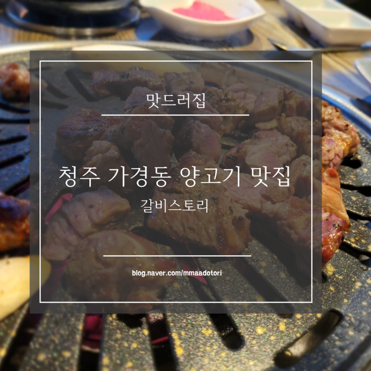청주 가경동 양고기 맛집 양고기 양갈비가 맛있는 갈비스토리 네이버 블로그