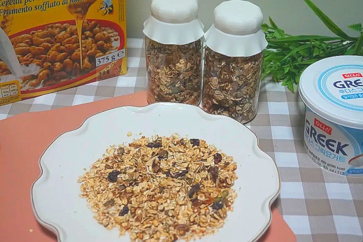 오트밀로 그래놀라 만드는 법 수제 그래놀라 만들기 네이버 블로그