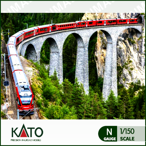 [KATO NOCH] 10-1655 10-1656 10-1273 스위스 알프스 레이티슈 철도 알레그라 + 베르니아 익스프레스(뉴 ...