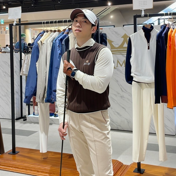 남자 골프웨어 옷 브랜드 남성 골프 모자 장갑 가먼트골프 의류 대전신세계 후기 네이버 블로그