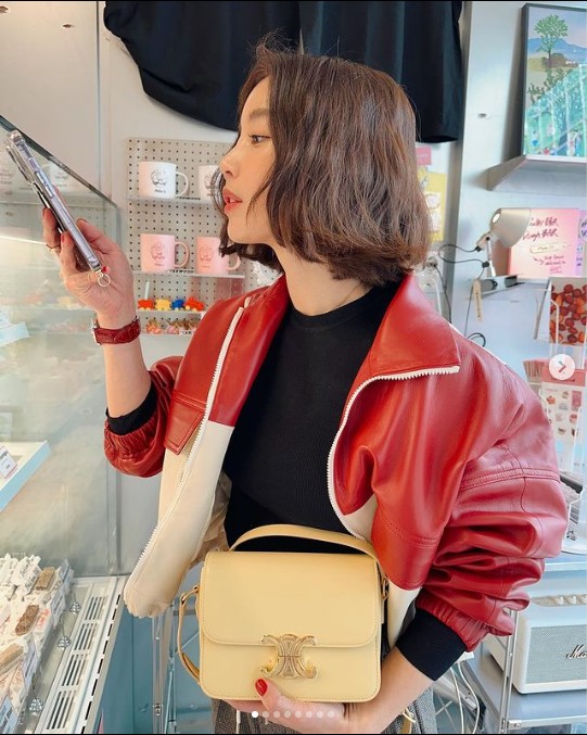 기은세 인스타그램 속 노랑색 가방 어디꺼 Celine 셀린느 네이버 블로그