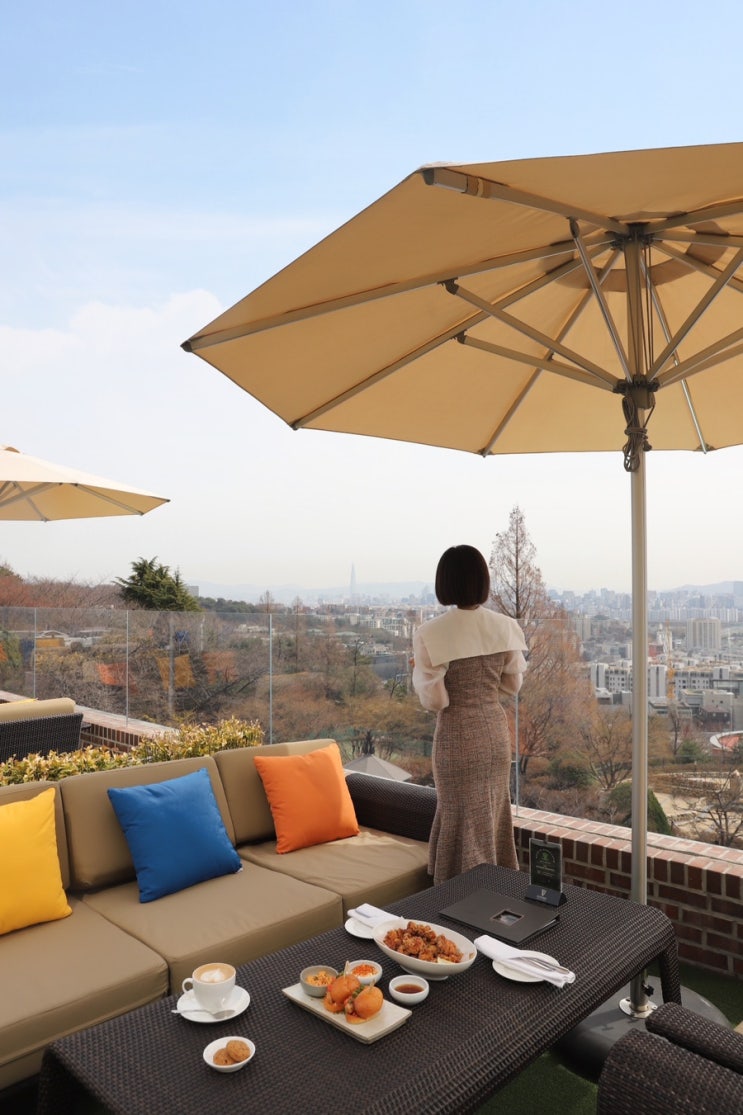 그랜드하얏트 서울 갤러리 파티오 테라스 재오픈 뷰맛집 핫플레이스 네이버 블로그