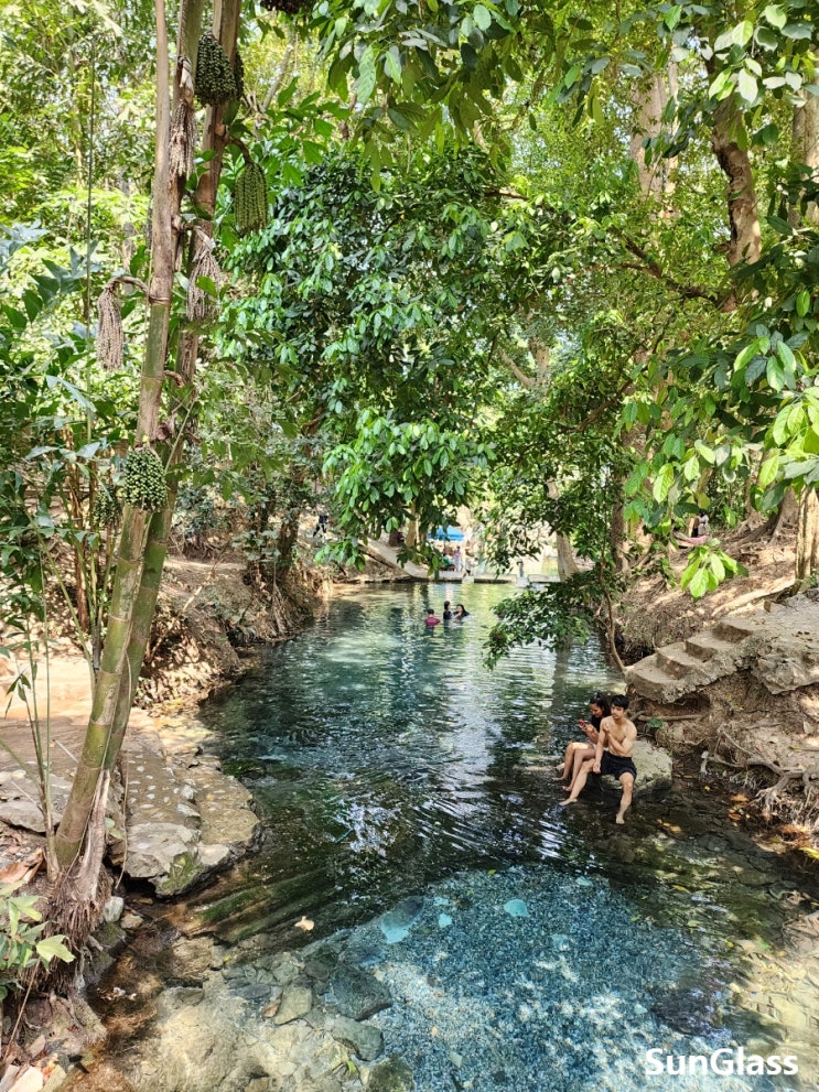 [태국 여행] 카오야이 - 물빛이 아름다운 무료 천연수영장 반타창 스프링 Ban Tha Chang Spring : 네이버 블로그