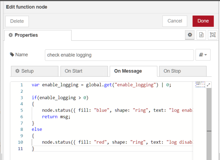 [Node-Red] Data Logging : 네이버 블로그