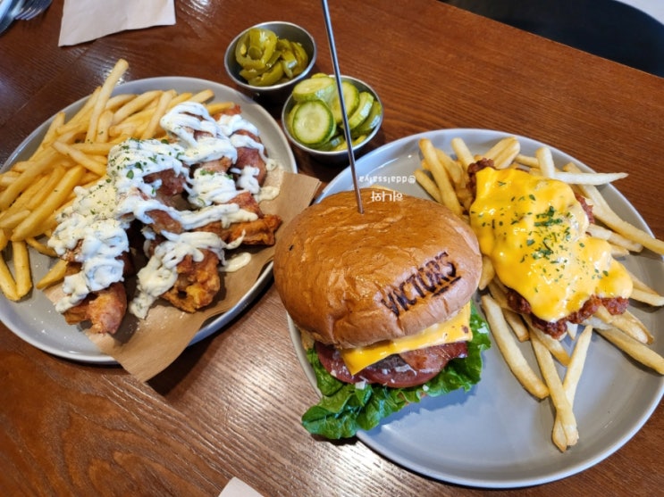 금천롯데캐슬맛집 수제버거 빅터스버거 금천구 혼밥 : 네이버 블로그