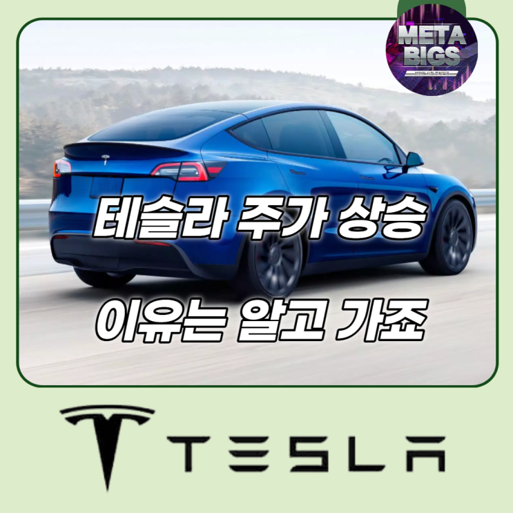 TSLA 테슬라 주가 상승이유 : 네이버 블로그