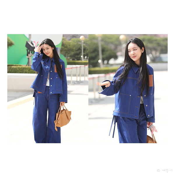 차주영 출근룩 청청패션 옷 가방 모두 로에베 거 네이버 블로그