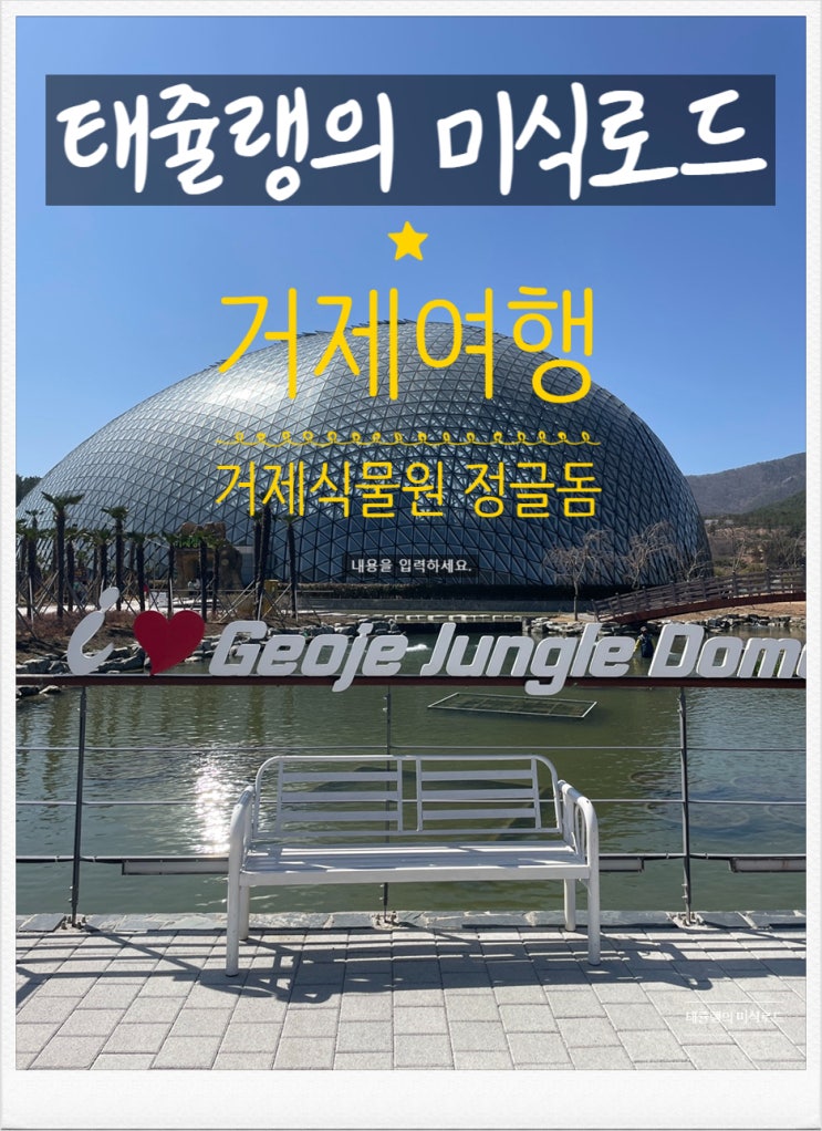 거제 여행 가볼만한 곳 거제식물원 거제정글돔 거제정글타워 새둥지 포토존 내돈내산 네이버 블로그