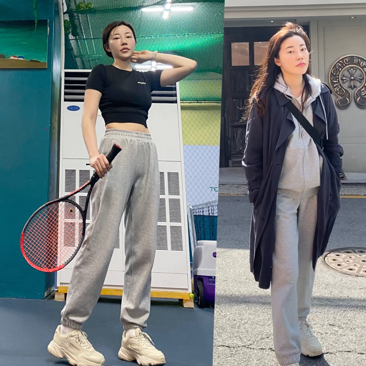 디스커버리 여성 트레이닝 세트 조거팬츠 집업 봄코디 추천해요 네이버 블로그