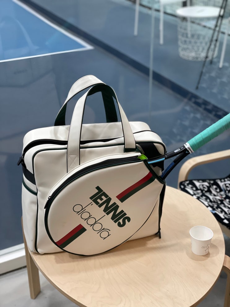디아도라 테니스 가방 추천 | 보스턴백 OFF WHITE | DIADORA : 네이버 블로그