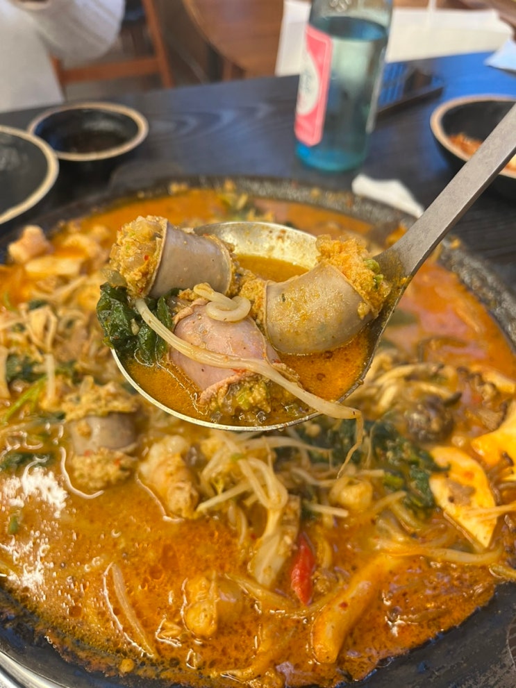 양산 북정 정성순대 전국 5대 순대전골 맛집 네이버 블로그