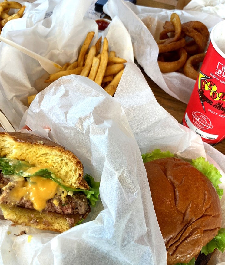 [하와이식당 현지 맛집]테디스 버거, 랍스타, 호놀룰루쿠키, 아일랜드빈티디쉐이브아이스-하와이ESTA, 아시아나셀프체크인오류 ...