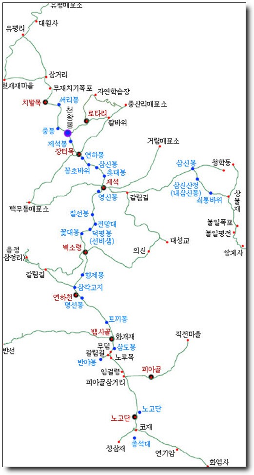 지리산 당일 화대종주 가이드 1편(코스소개, 경험담 및 종주전략 등) : 네이버 블로그