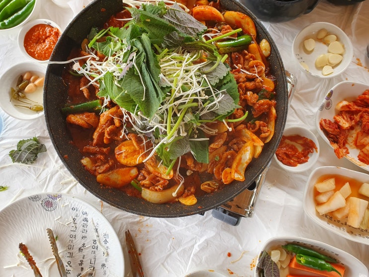 덕화배꽃마을 별내 오리고기 맛집 로스반 주물럭반 먹고 왔어요 네이버 블로그